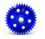 Buy Plastic Spur gear 36 Teeth 6.5mm Width, 6mm hole for DIY Projects ...